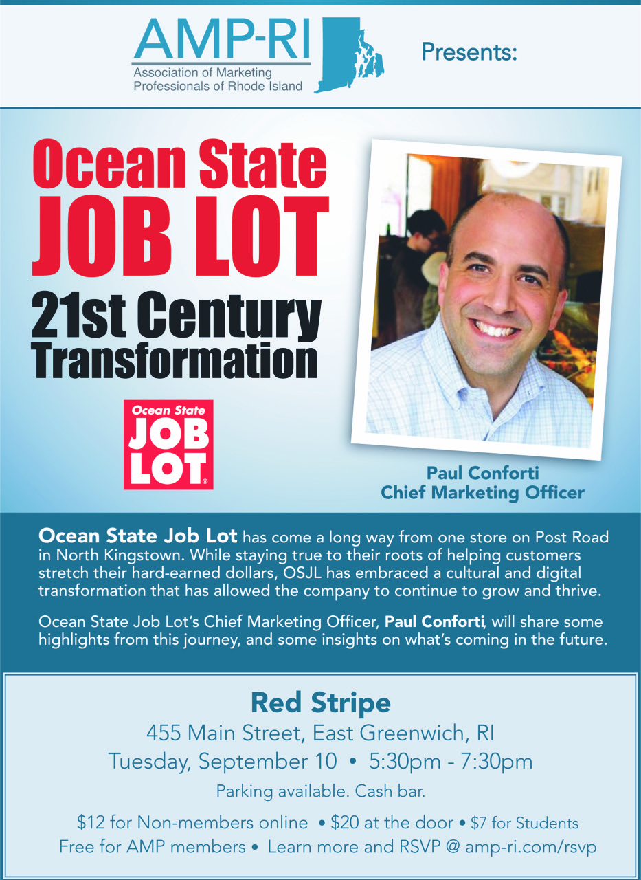 September 10: Ocean State Job Lot: A 21st Century Transformation | AMP-RI